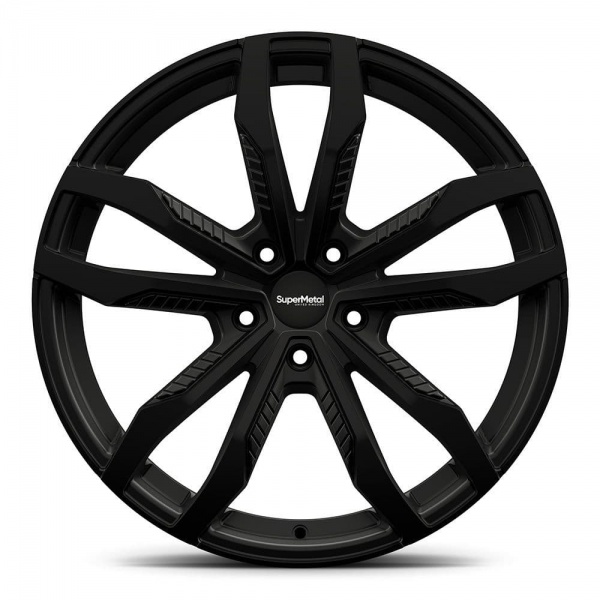 20" SuperMetal Fin Matt Black Alloy Wheels - Van Wheels