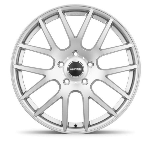 20" SuperMetal Trident Silver Alloy Wheels - Van Wheels
