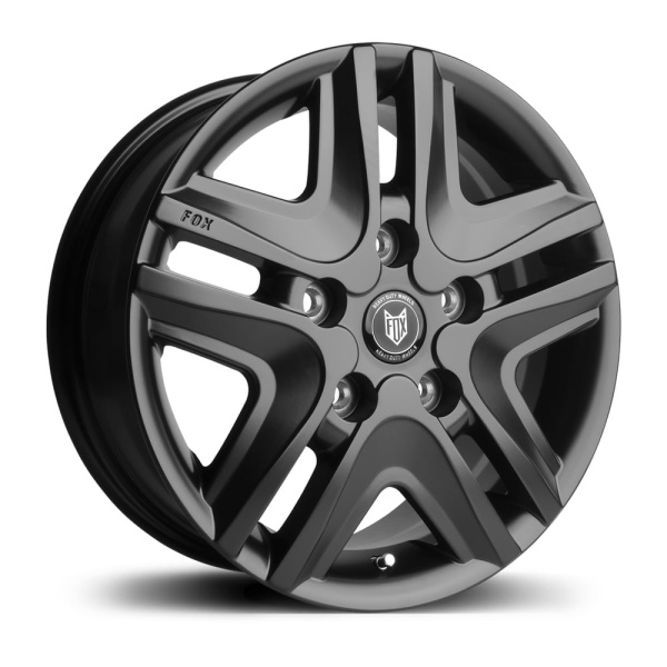 16" Fox WX5 Black Polish Alloy Wheels - Van Wheels