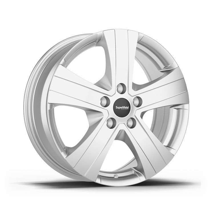 16" SuperMetal Hammer Silver Alloy Wheels - Van Wheels