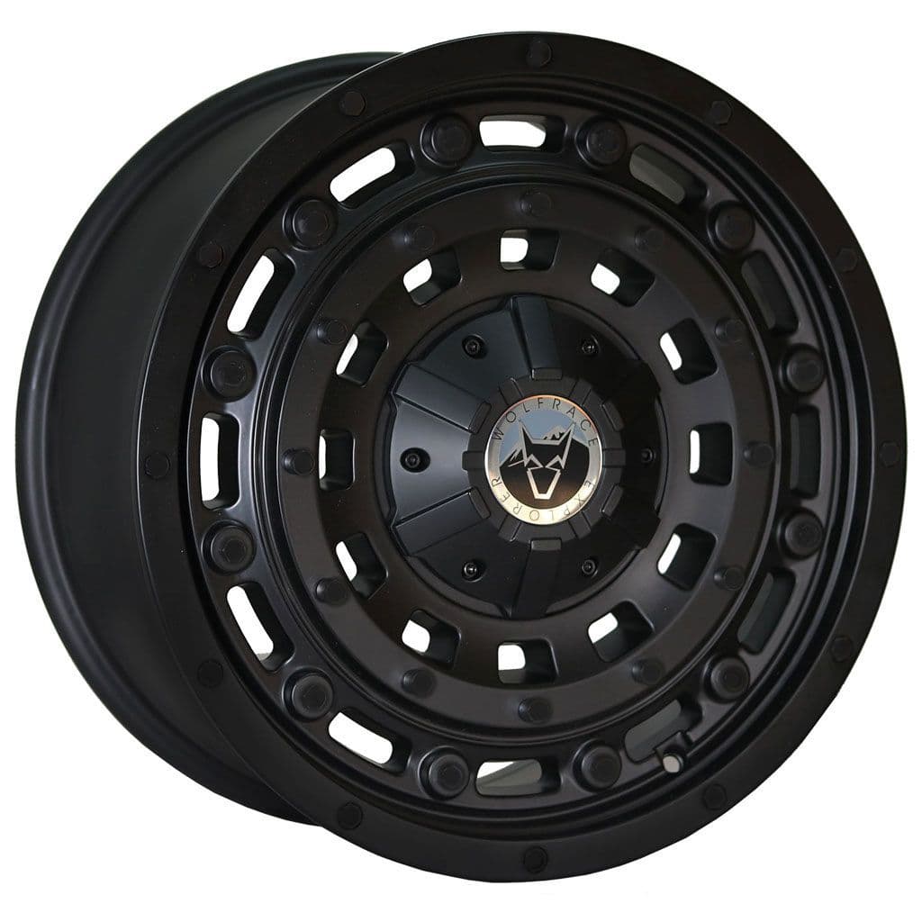 17" Wolfrace Explorer Overland Matt Black Alloy Wheels - Van Wheels