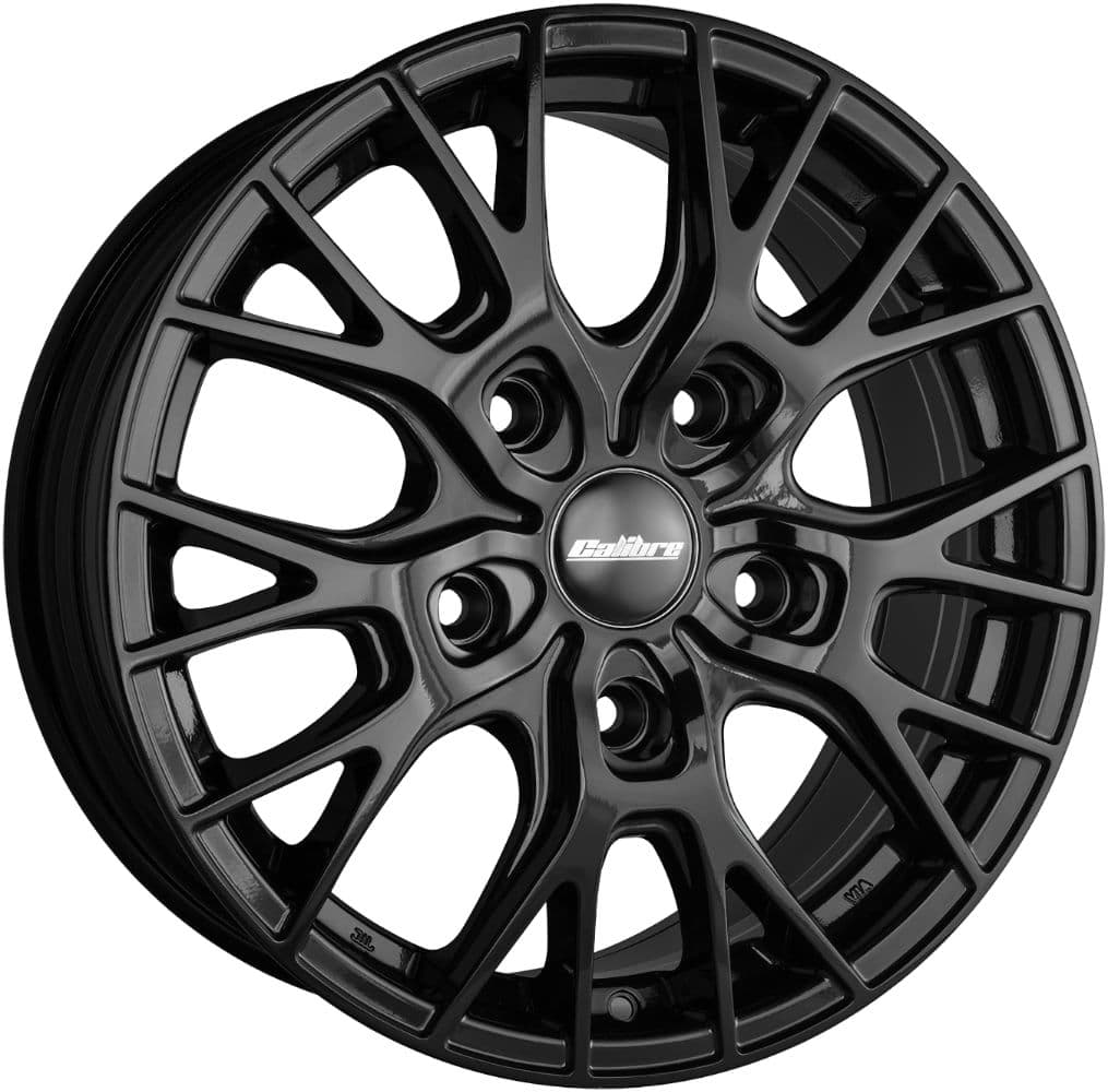 18" Calibre Crusade Gloss Black Alloy Wheels - Van Wheels