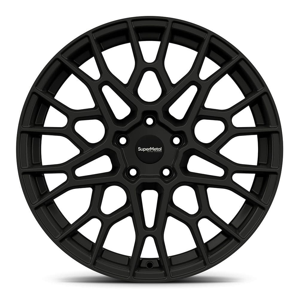 18" SuperMetal Cell Matt Black Alloy Wheels - Van Wheels