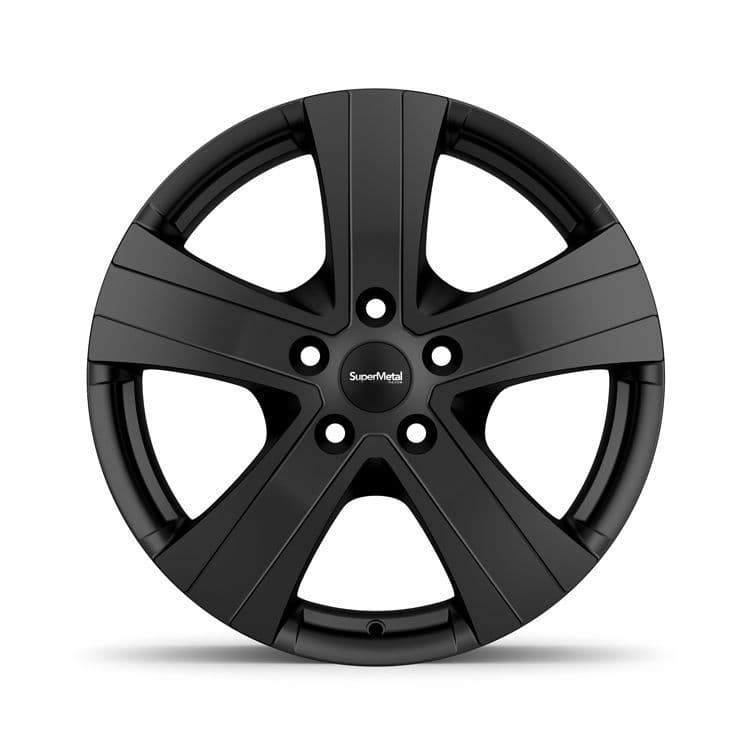 18" SuperMetal Hammer Matt Black Alloy Wheels - Van Wheels