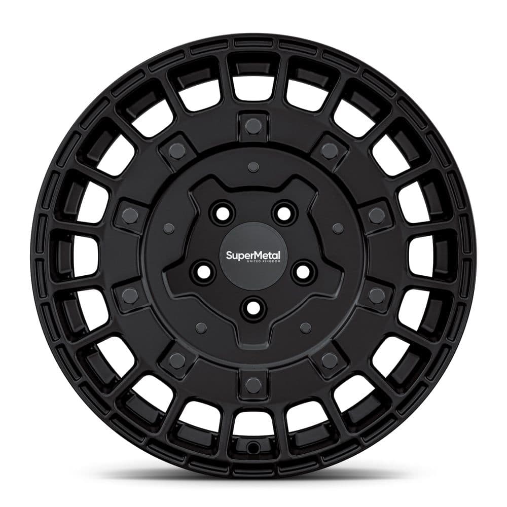 18" SuperMetal Rig Matt Black Alloy Wheels - Van Wheels