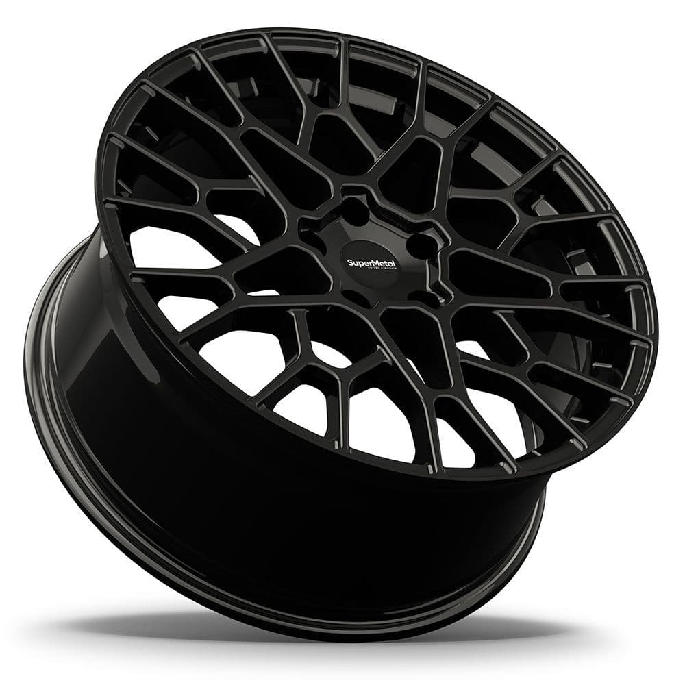 20" SuperMetal Cell Gloss Black Alloy Wheels - Van Wheels