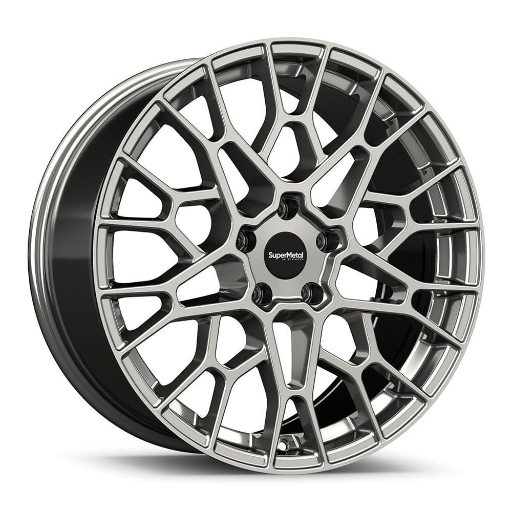 20" SuperMetal Cell Hyper Silver Alloy Wheels - Van Wheels
