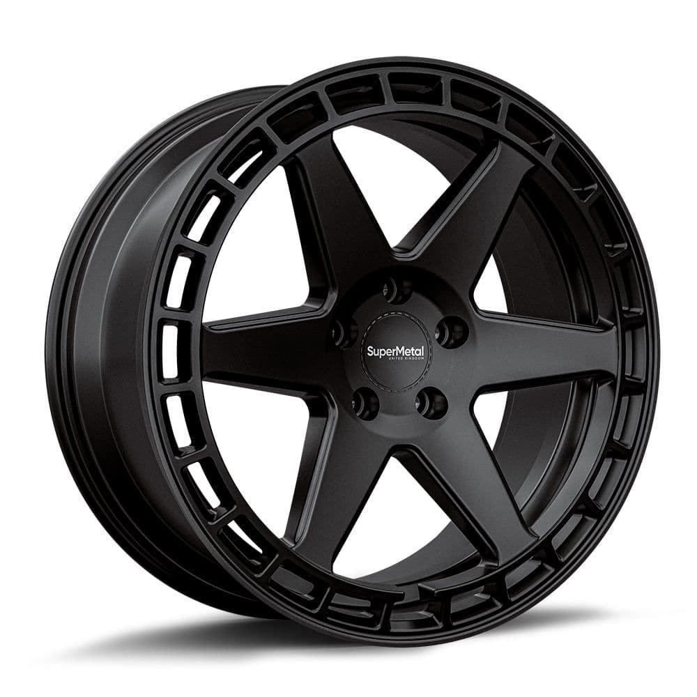 20" SuperMetal Charger Matt Black Alloy Wheels - Van Wheels