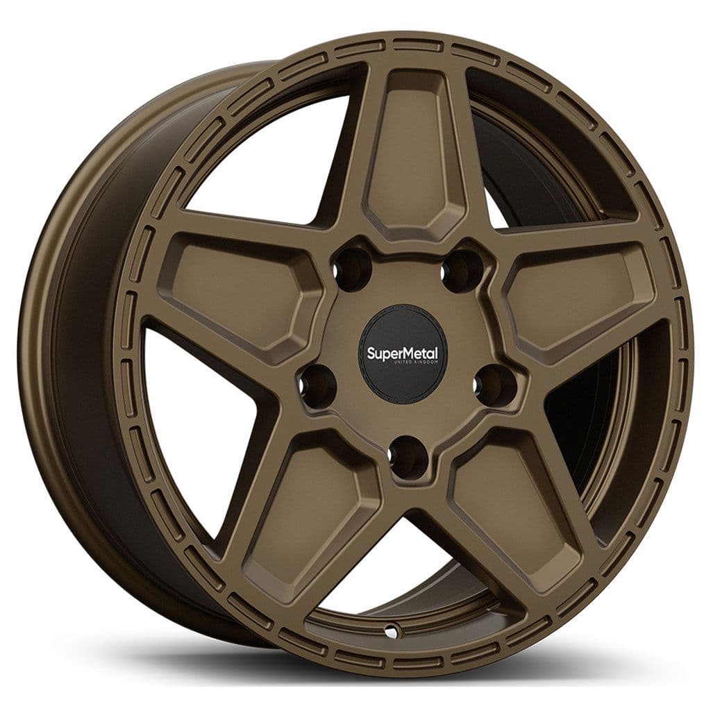 20" SuperMetal Rocket Ultra Matt Bronze Alloy Wheels - Van Wheels