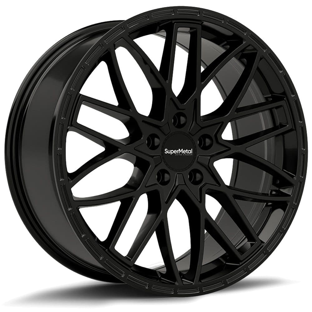 20" SuperMetal Vane Gloss Black Alloy Wheels - Van Wheels