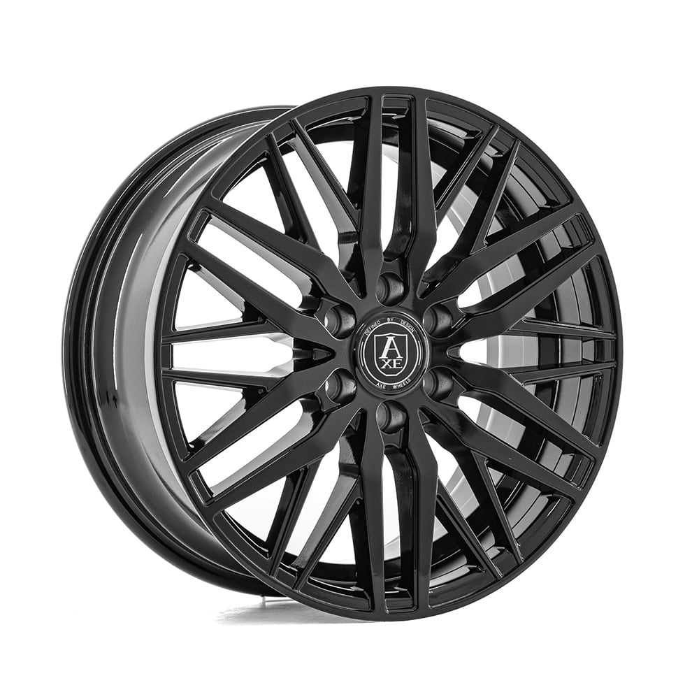 18" Axe EX30T Gloss Black Alloy Wheels - Van Wheels