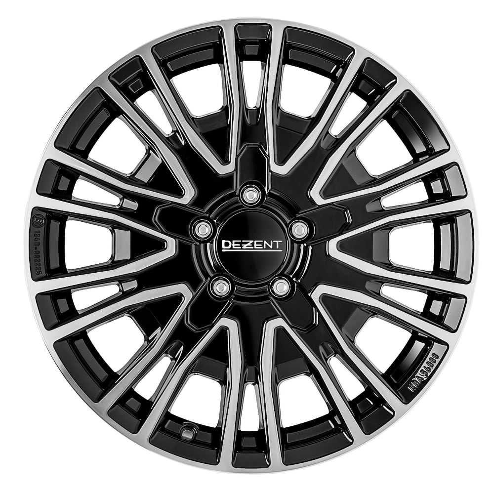 16" Dezent KE dark (Black Polished) Alloy Wheels - Van Wheels