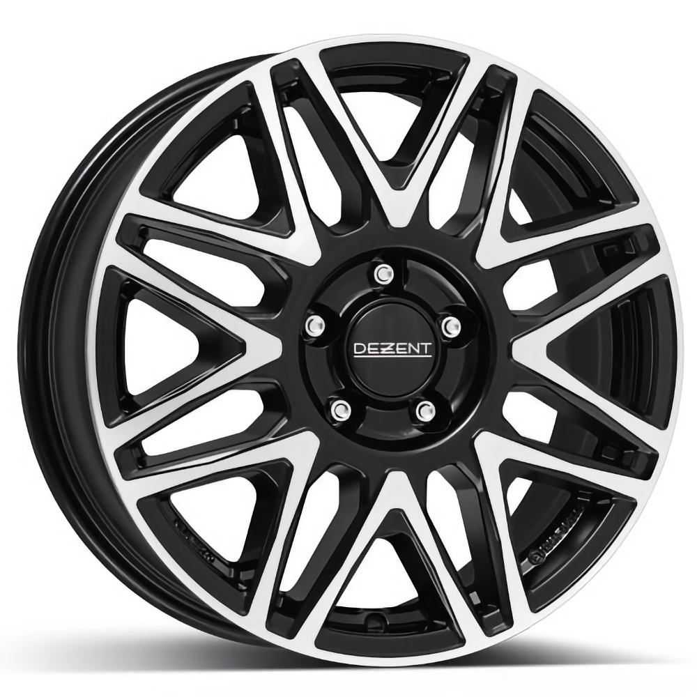 16" Dezent KH dark (Black Polished) Alloy Wheels - Van Wheels