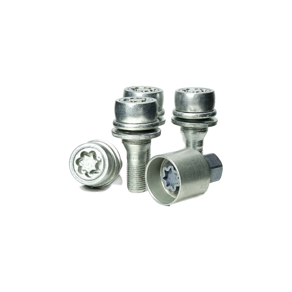 Evo Mk5 Locking Wheel Bolts - Peugeot / Citroen OEM Style - M12x1.5 ...
