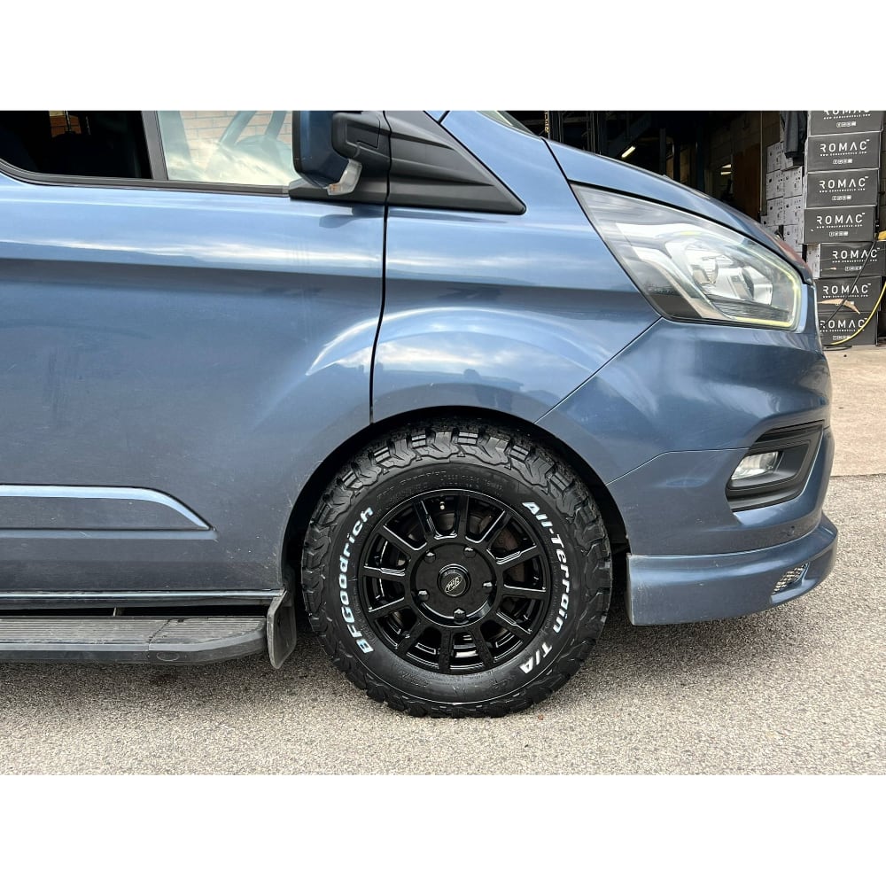 16" Romac Stealth Gloss Black Alloy Wheels - Van Wheels