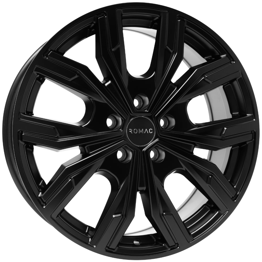 16" Romac Torque Satin Black Alloy Wheels - Van Wheels