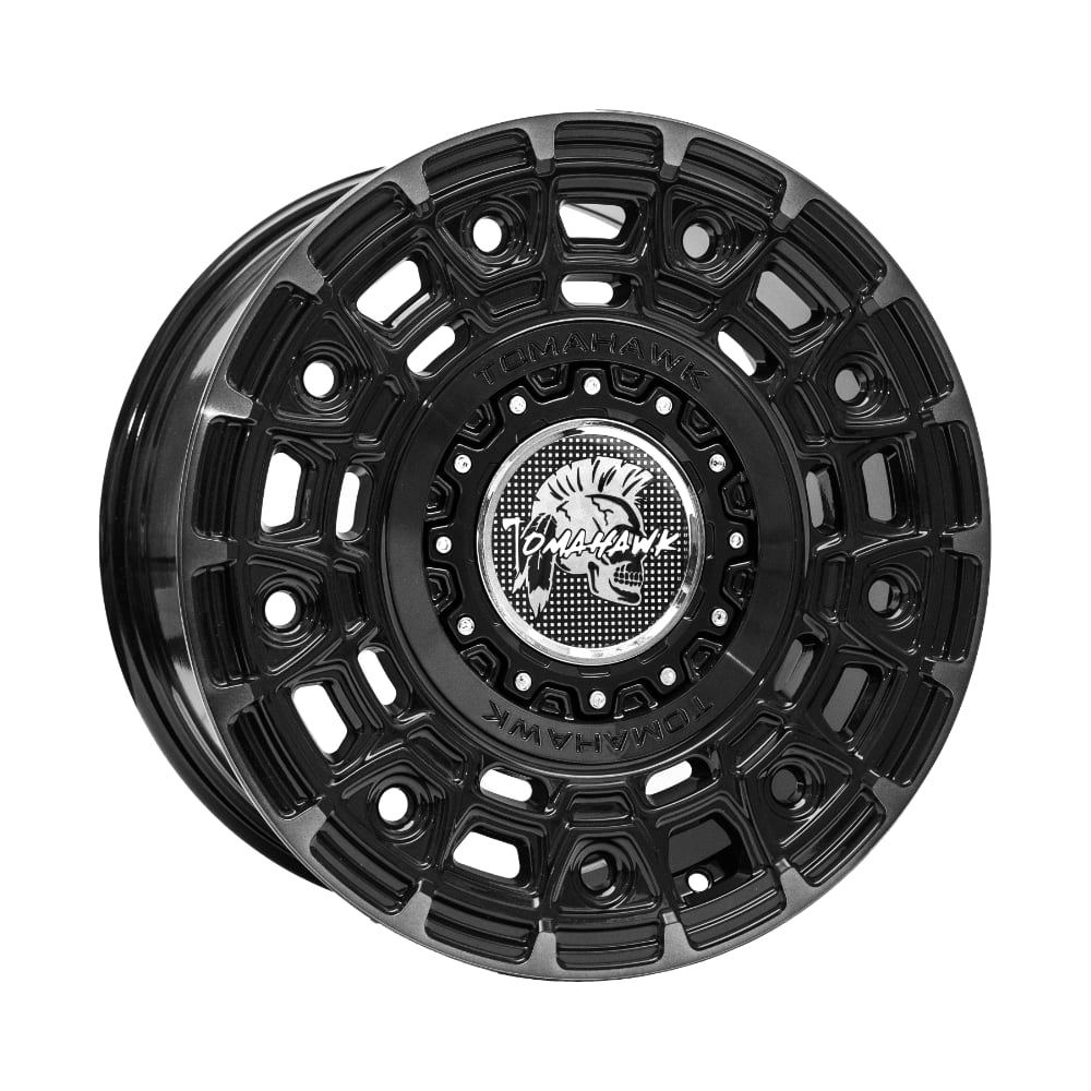 17" Tomahawk Yakama Satin Black / Dark Tint Alloy Wheels - Van Wheels