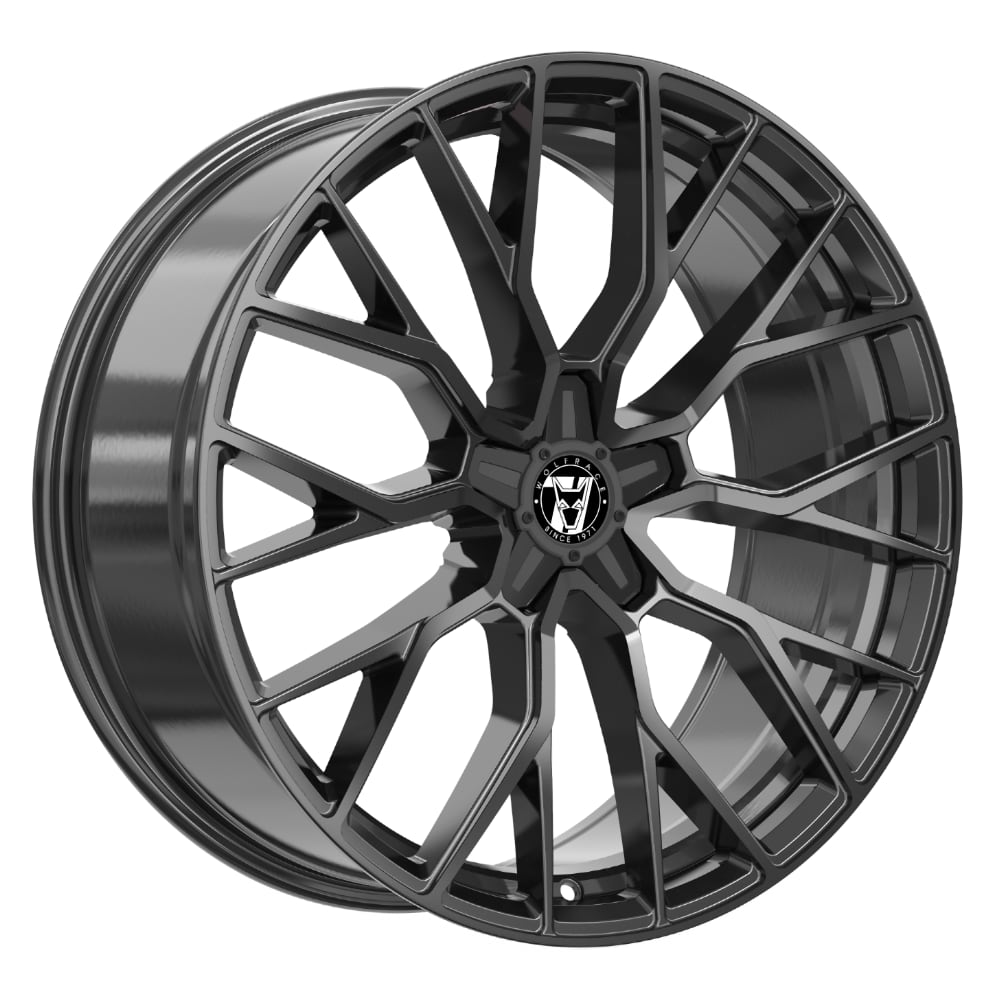 20" Wolfrace 71 Munich GTR Black Edition - Gloss Raven Black Alloy ...